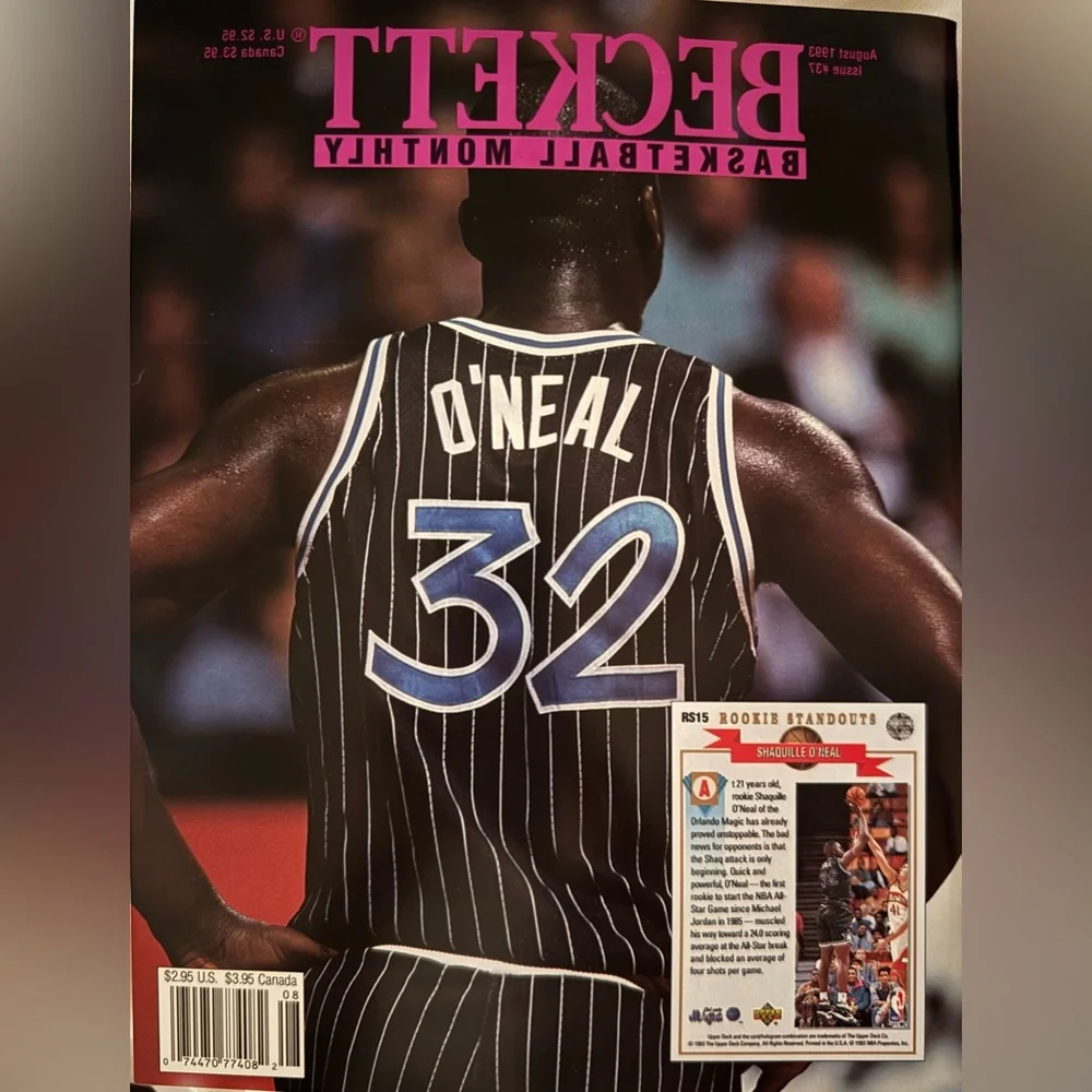 Beckett | Other | Beckett Basketball Monthly 37 August Shaquille Oneal ...